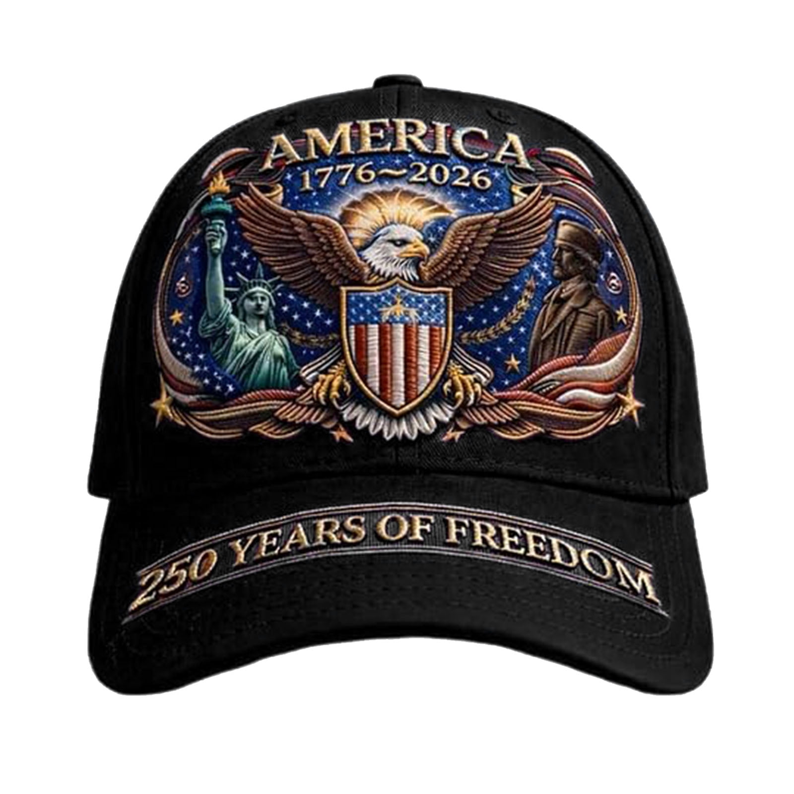 TOWED22 250 Anniversary USA Hat - 250 Year American Anniversary Hat ...