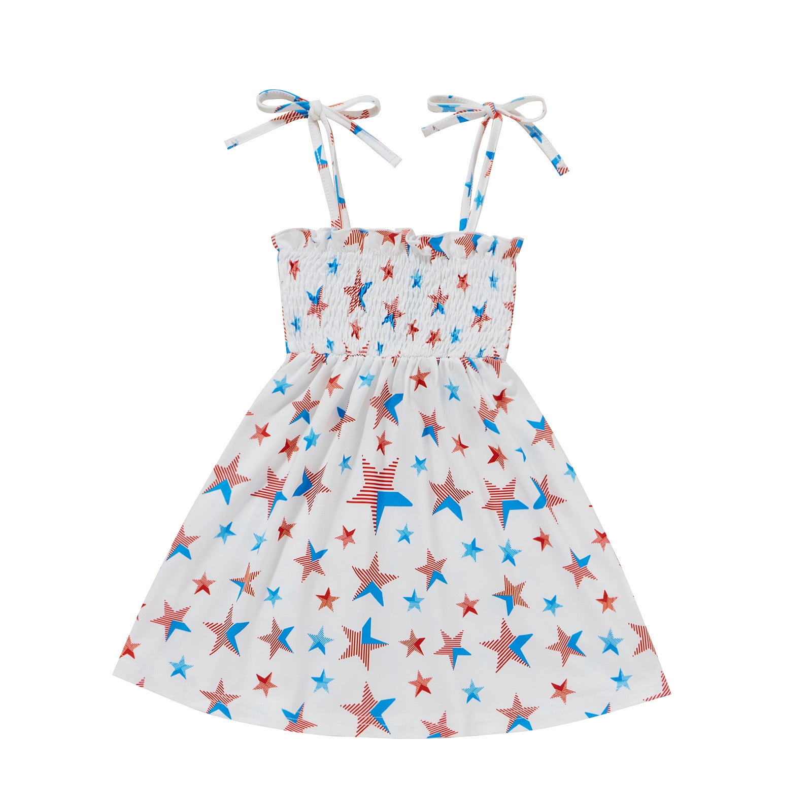 TOWED22 4th of July Dress Toddler Girl Fourth Independence Day Outfit ...