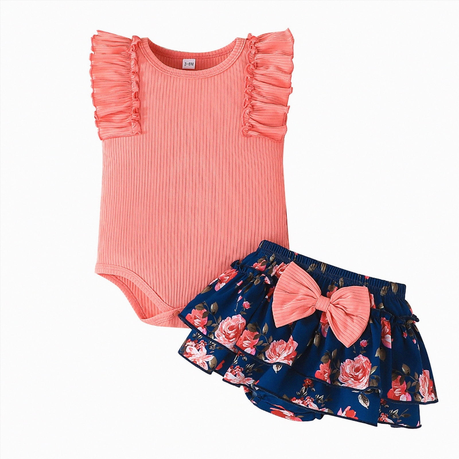 TOWED22 Baby Girl Clothes Stuff Newborn Infant Summer Cute Outfit 0-24 ...