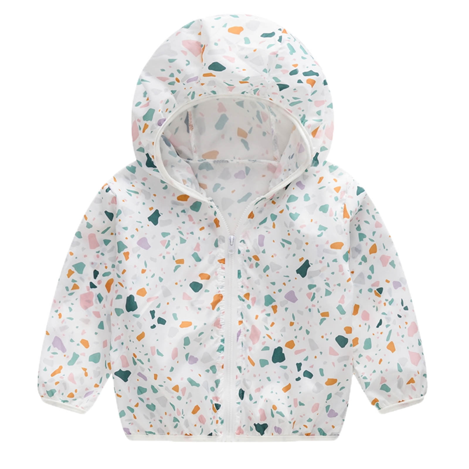 TOWED22 Baby & Toddler Jacket 12-18 Months, Light Hooded Cartoon Print Puffer Winter Jacket for ...