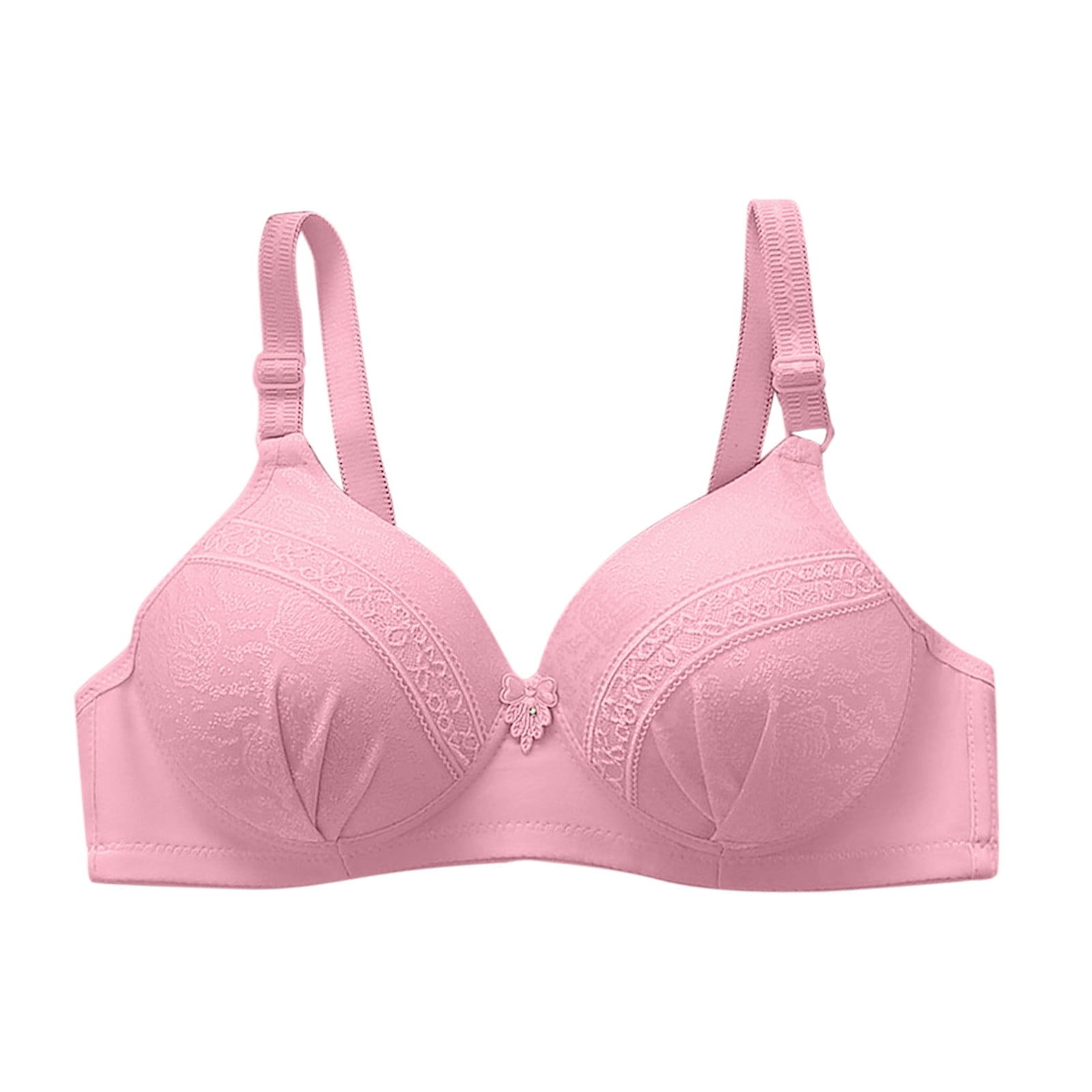 TOWED22 Bras For Women,Women's Lightly Padded See Mesh Lace Underwire Bra Pink,85C - Walmart.com