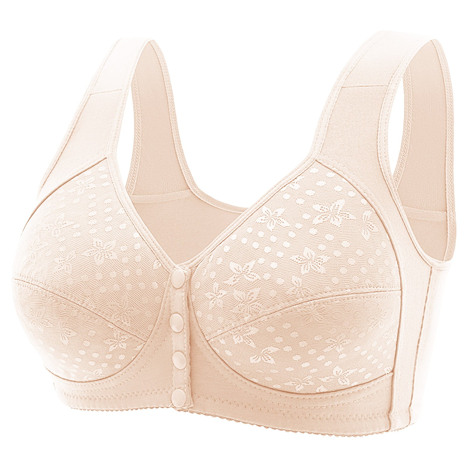 TOWED22 Daisy Bras for Older Women,Comfortable Convenient Front Close ...