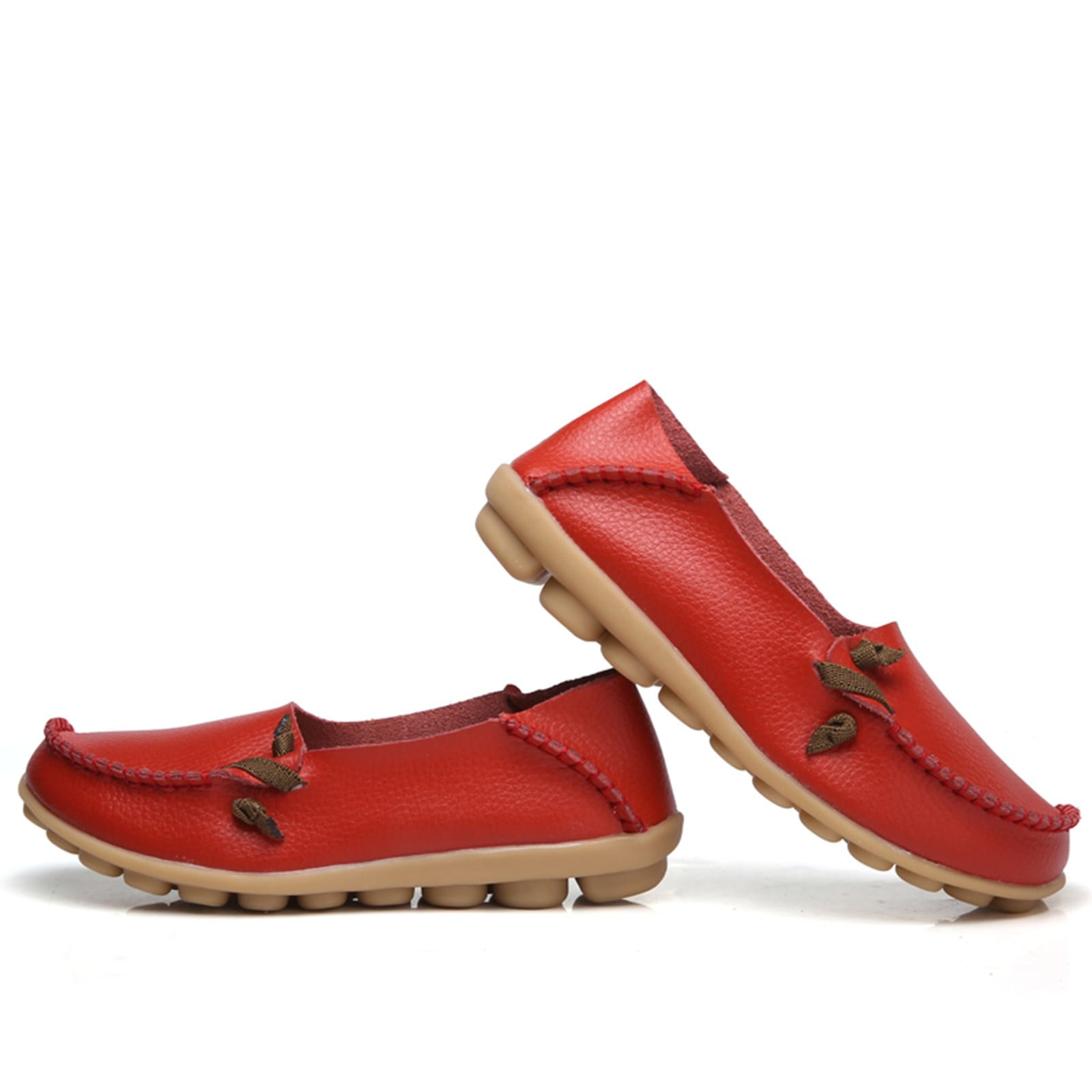 TOWED22 Flats For Women,Womens Flat Shoes Classic Pointed Toe Flats Knit Dress Shoes Soft Flats ...