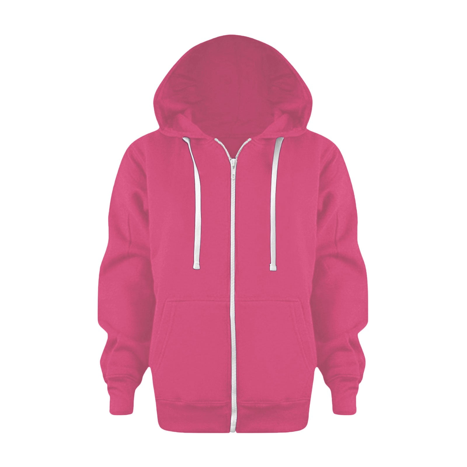 TOWED22 Girls Zip Up Hoodies Teen Fleece Full-Zip Sweatshirts Jacket ...