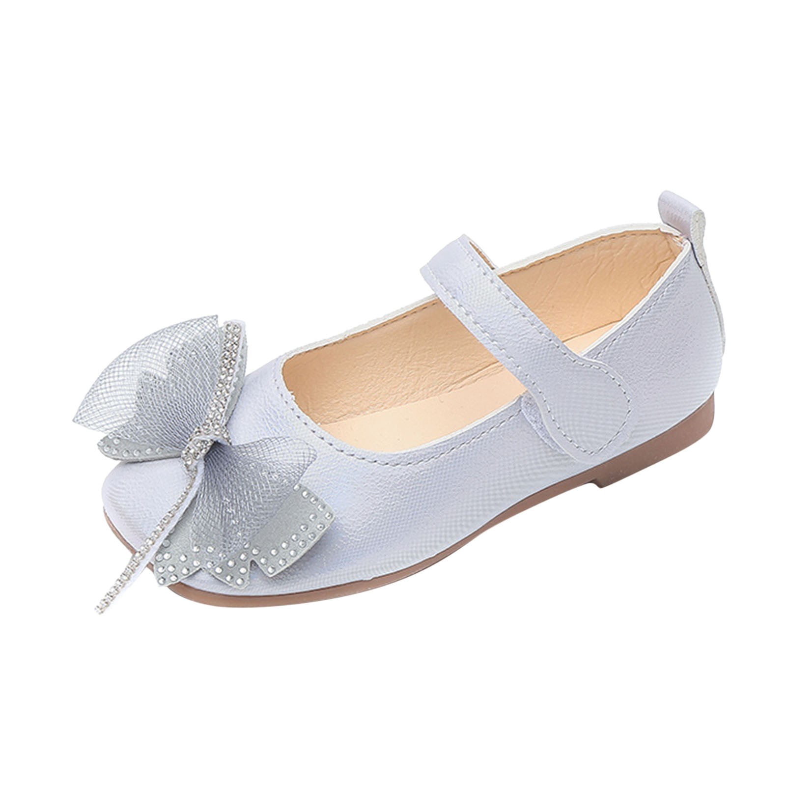 TOWED22 Little Girls Low Heel Bow Ballet Wedding Party Sandals Princess ...