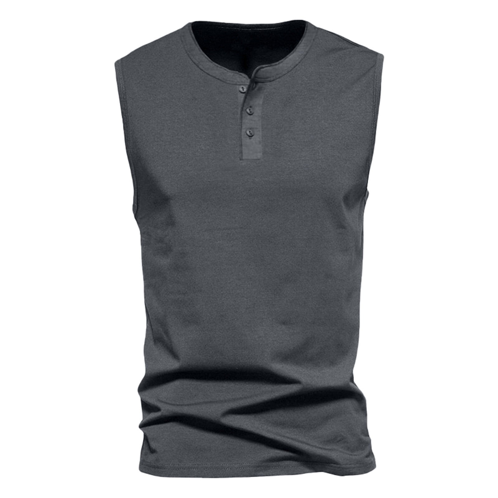 TOWED22 Men's Sleeveless Muscle Stringer Tank Top Cut Open Gym Training ...