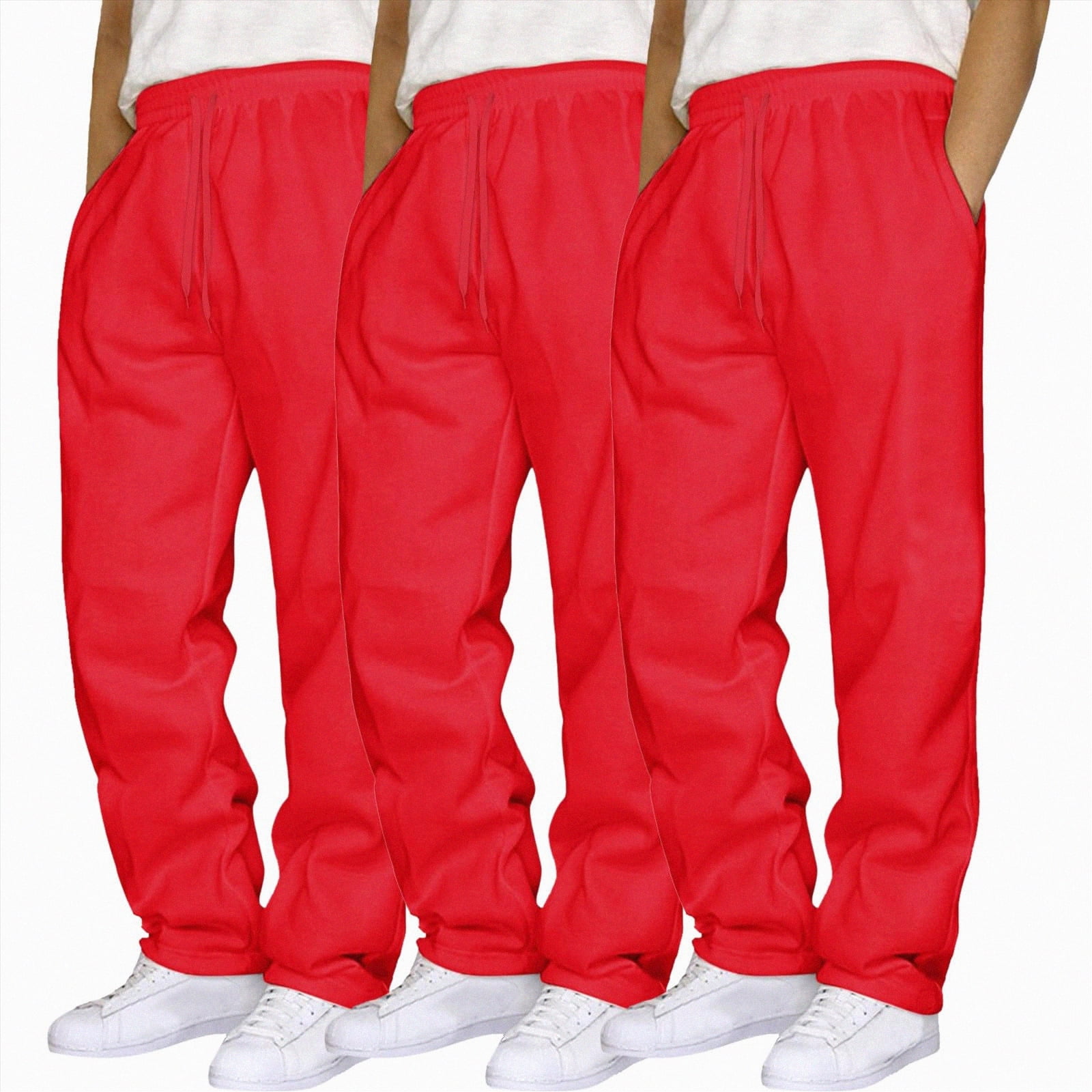 TOWED22 Mens Active Fleece Athletic Sweatpant Basic Running Drawstring ...