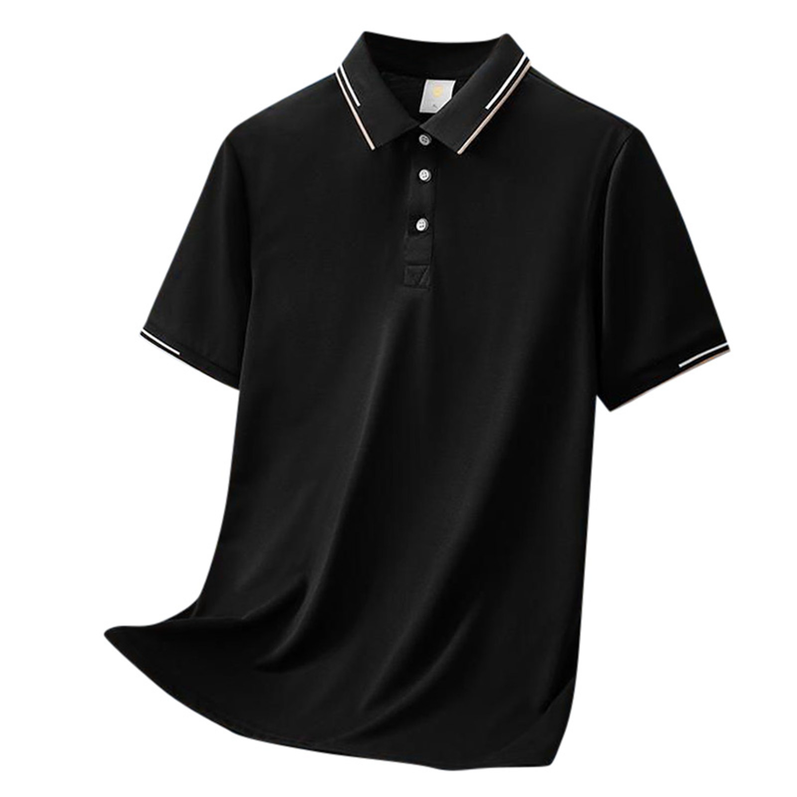 Palmland Classic 2 Pocket Solid Banded Bottom Polo Shirt Sizes Medium ...