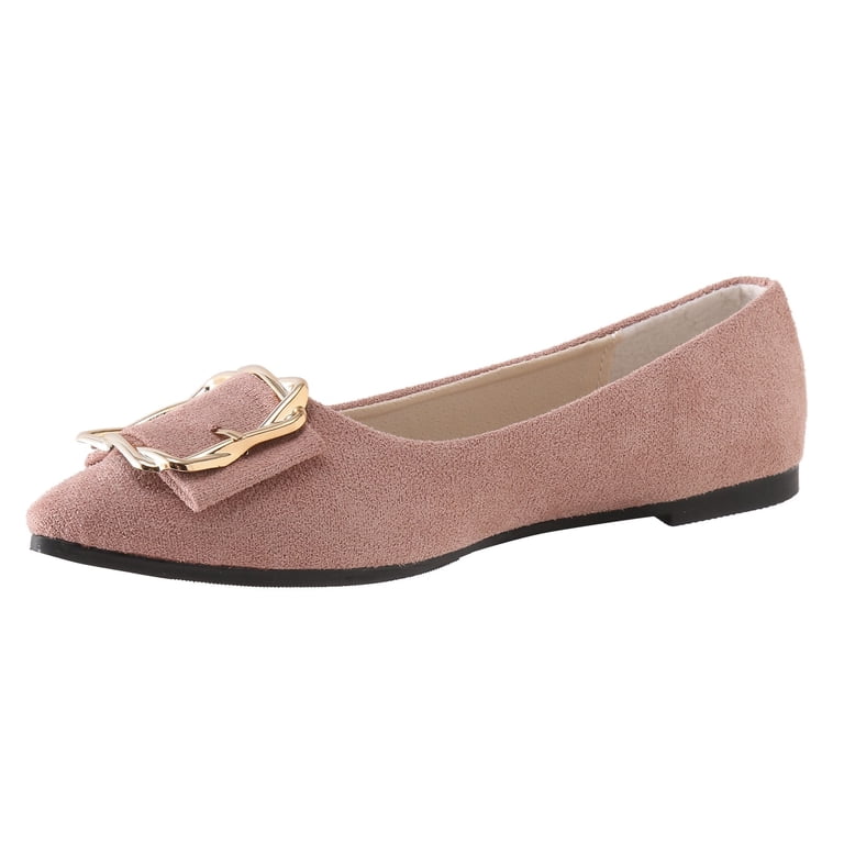 Backless Flat Shoes Women NOKIO Women's Backless Slip On Slides Loafer