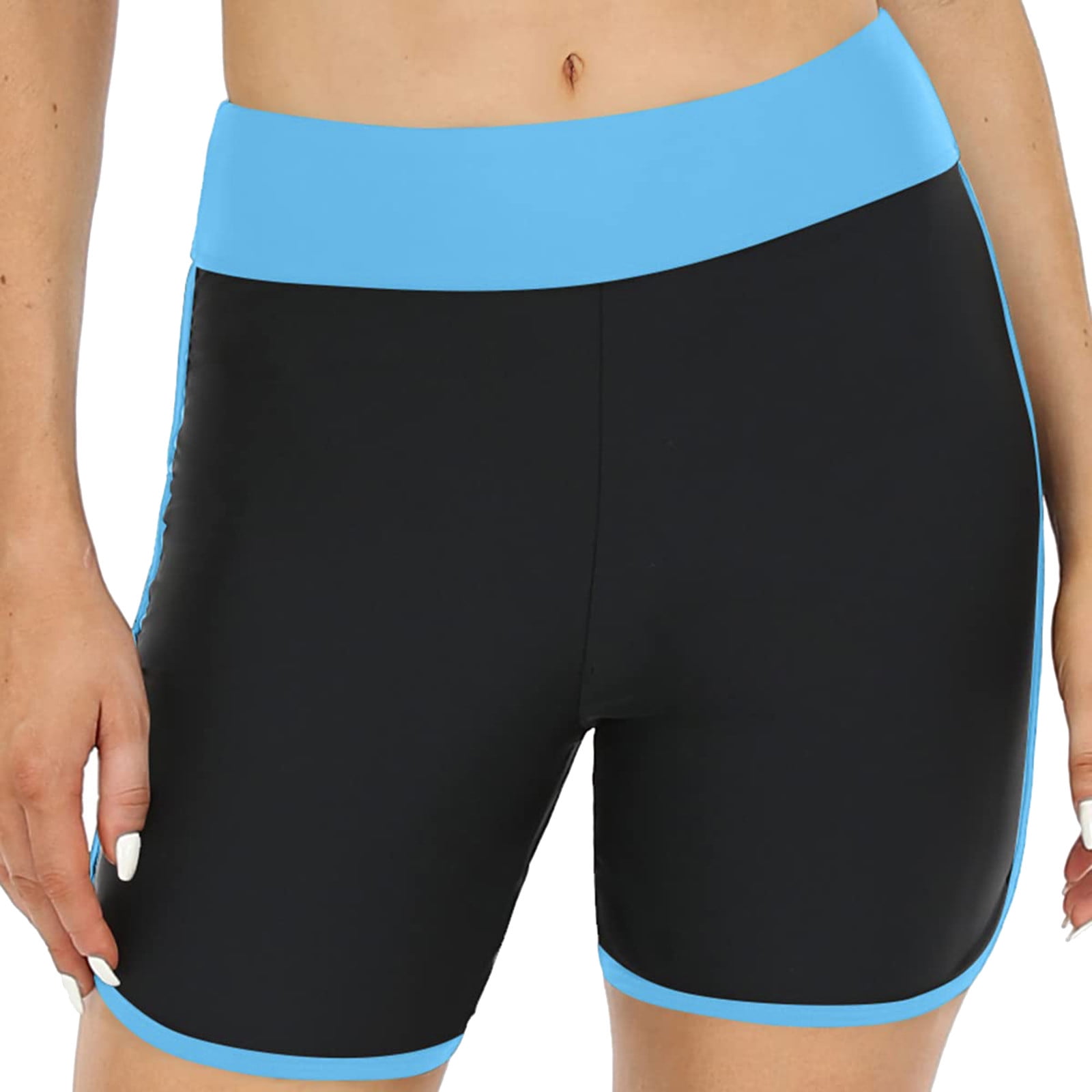 TOWED22 Plus Size Swim Shorts Womens Swim Shorts High Waisted Swim ...