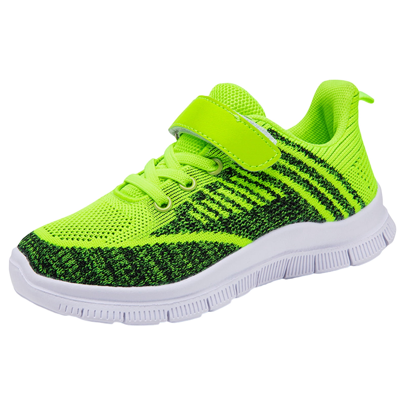 TOWED22 Unisex Kids Athletic Shoes Lightweight Non-Slip Sneakers, Green ...