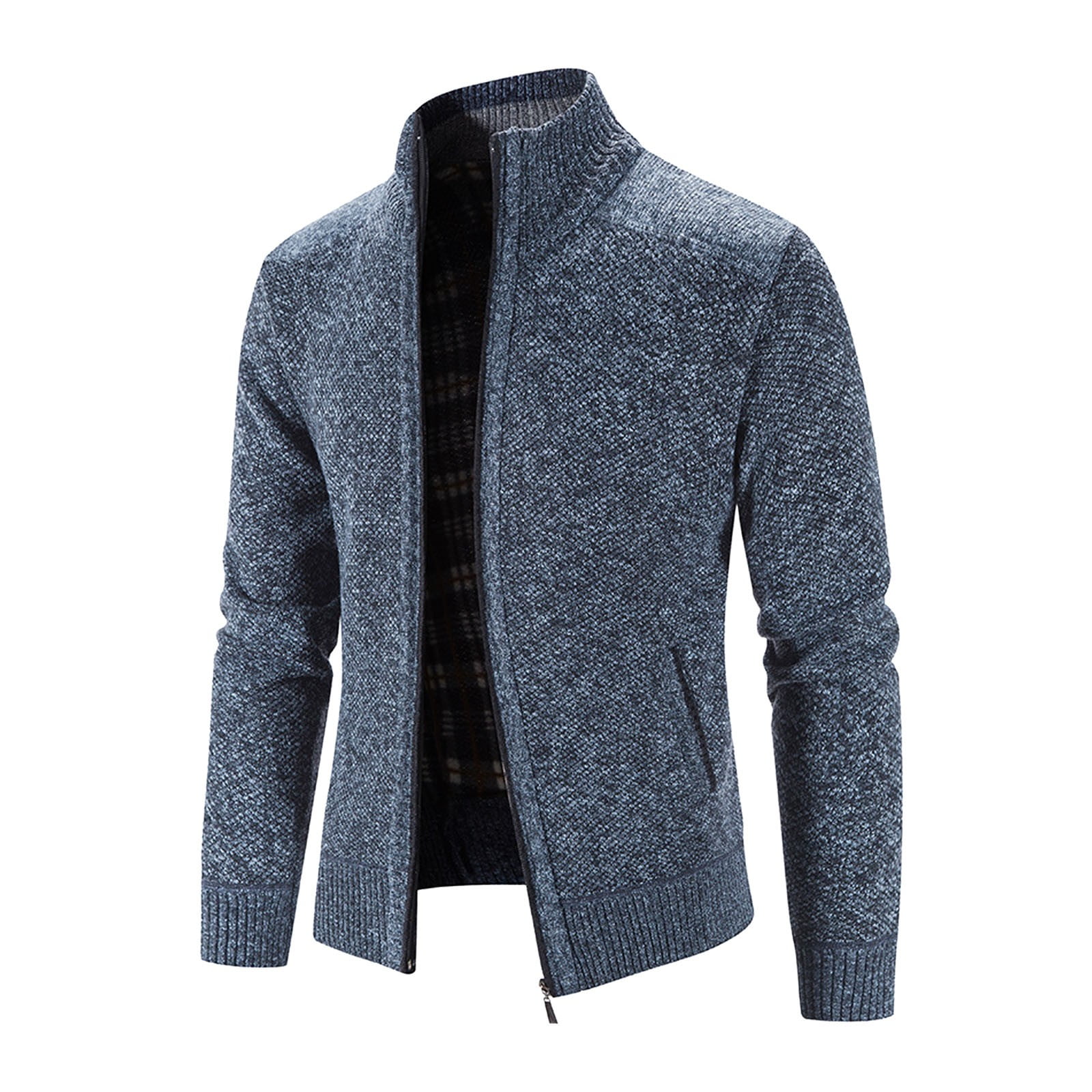 TOWED22 V Neck Sweater Men,Men's Winter Warm Thicken Cardigan Sweater Long Sleeve Hooded ...