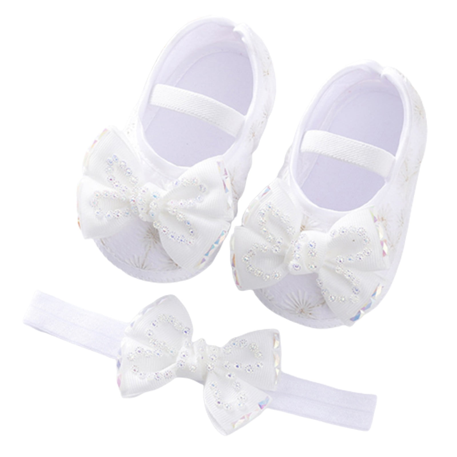 TOWED22 Wedding Party Princess Ballet Shoe Rubber Sole Toddler Girls ...