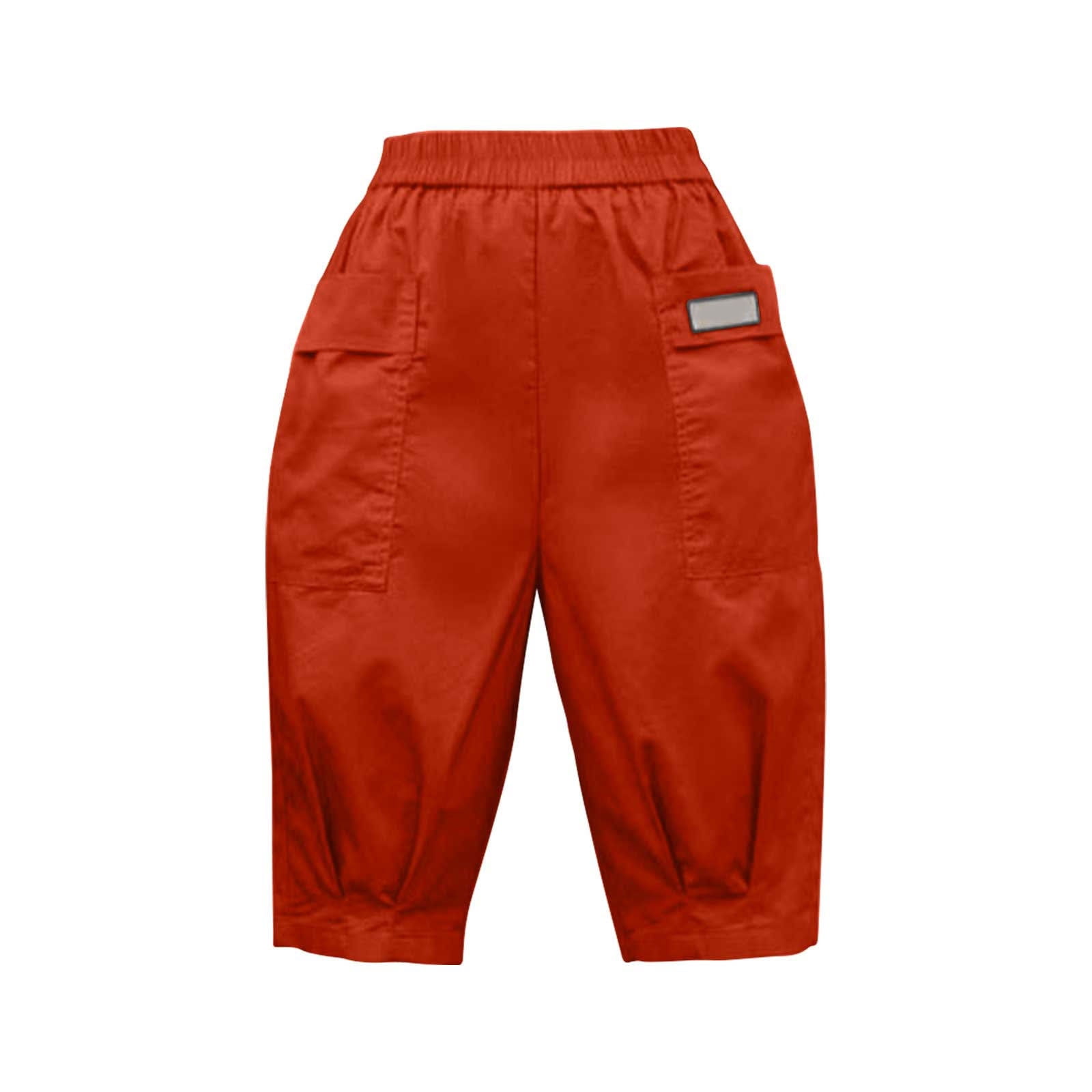 TOWED22 Women's Plus Size Summer Print Five Points Cotton Linen Pants ...