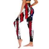 TOWED22 Womens American USA Flag Leggings Stripes Patriotic Yoga High ...