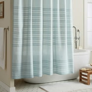 Better Homes & Gardens, Half Moon Shower Curtain Blue, 72" x72", Count ...