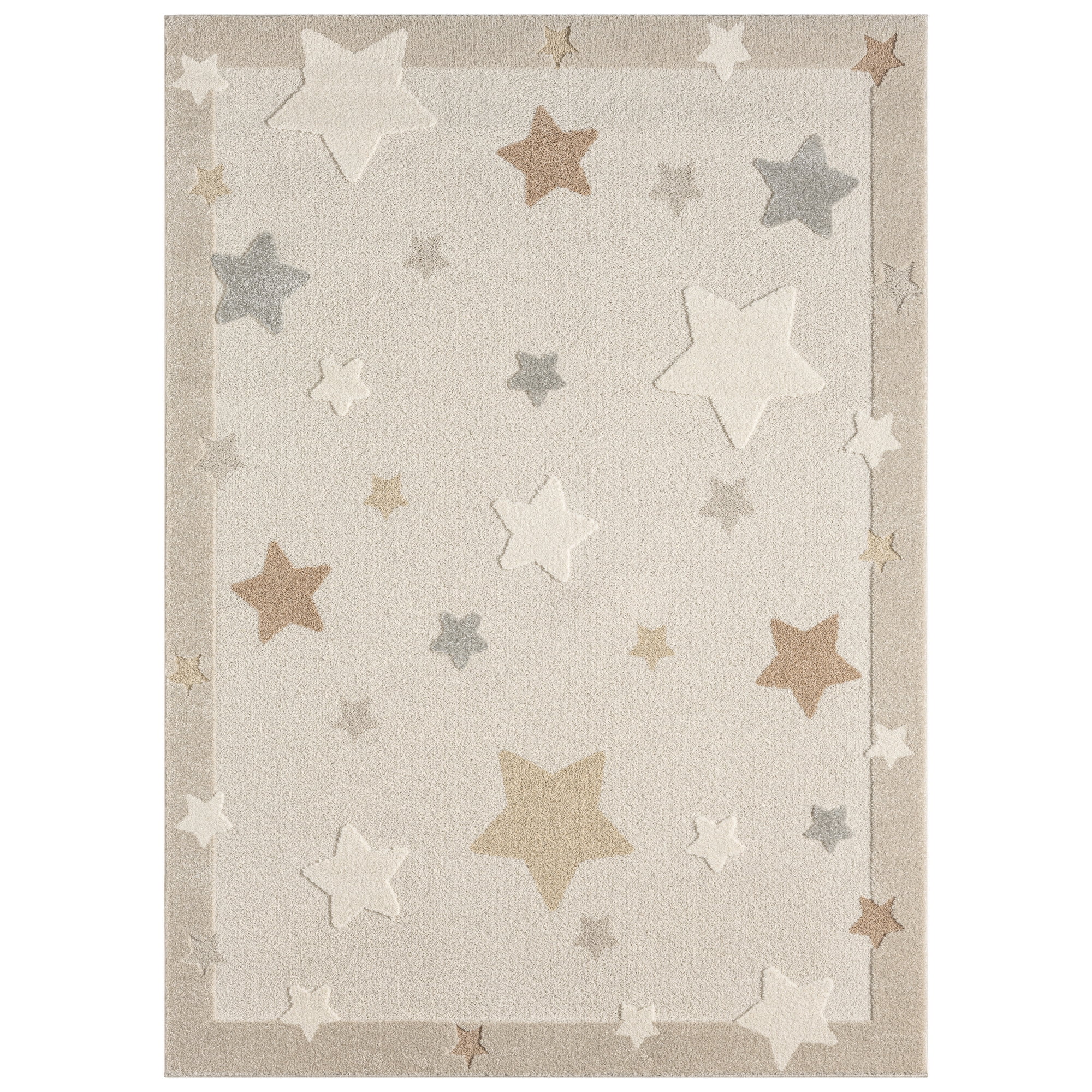 TOWN & COUNTRY PLAY Super Star Galaxy Kids Area Rug, Soft & Plush ...