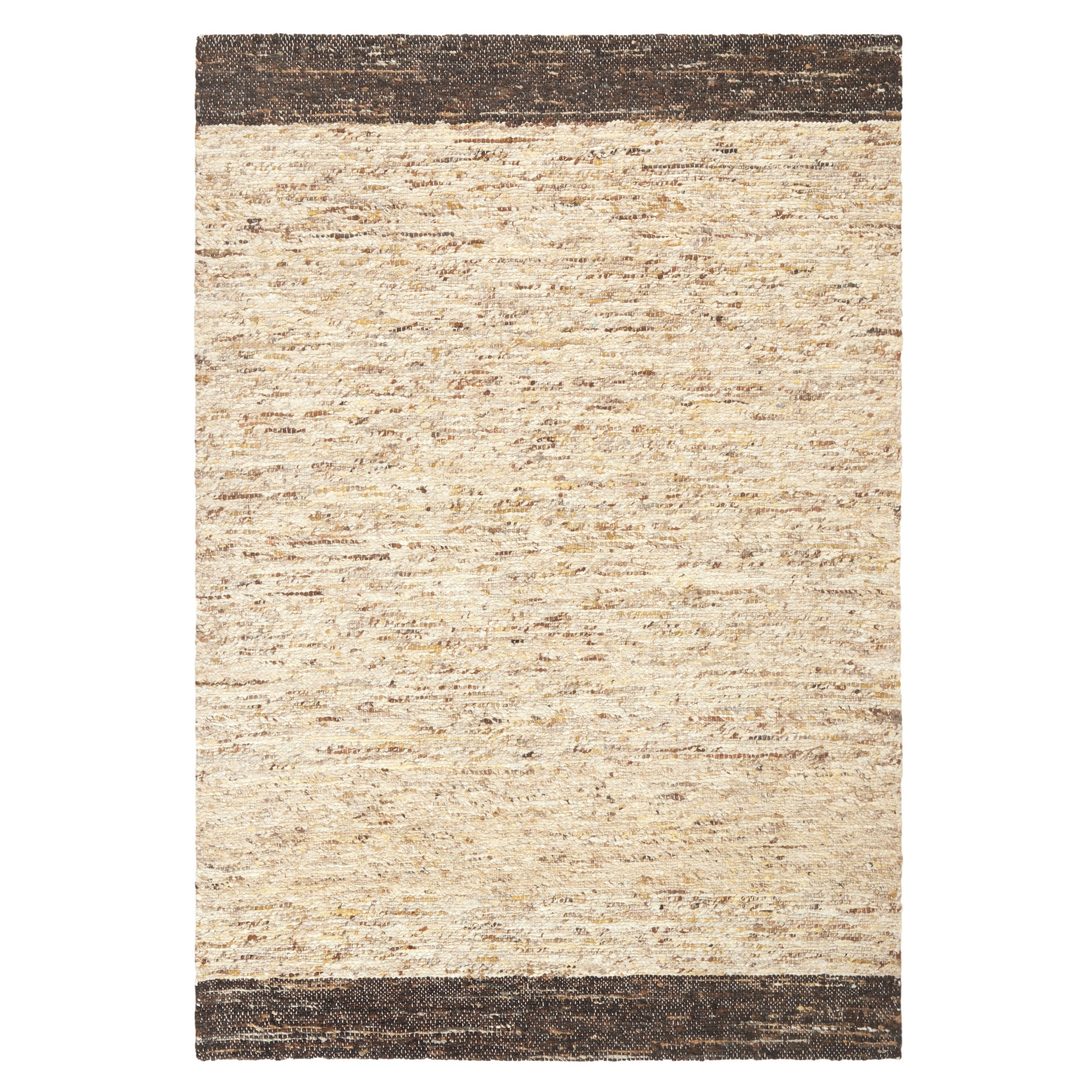 TOWN & COUNTRY TERRA Montana Textured Border Handcrafted 100% Wool Area ...