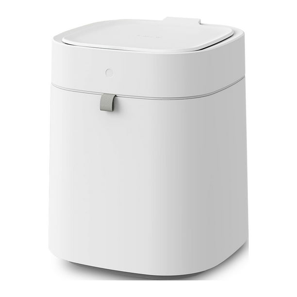 TOWNEW T02A 3.5 Gallon White Smart Trash Can - Walmart Business Supplies