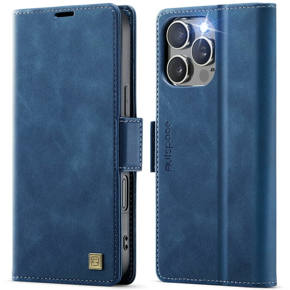 Designed for iPhone 16 Pro Max Case, Luxury PU Leather Wallet Phone ...