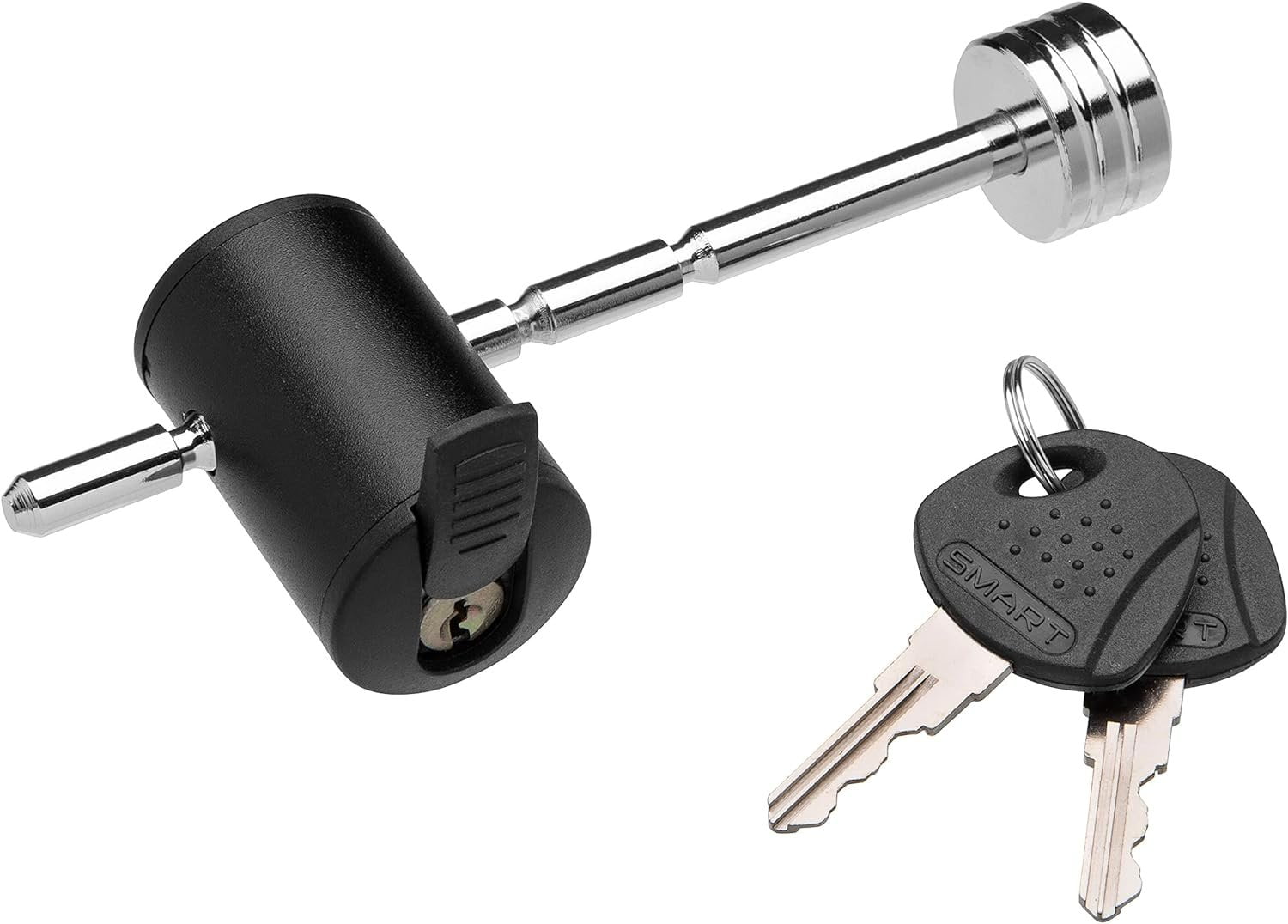 TOWSMART 1/4 in. Pin, Adjustable Coupler Lock, 1 in. to 3 in. Coupler ...