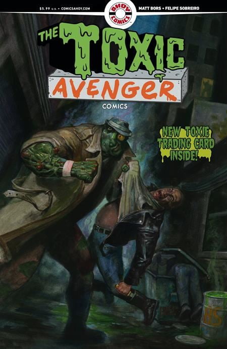 TOXIC AVENGER COMICS #2 CVR D FRED HARPER EXCLUSIVE TRADING CARD BY ...