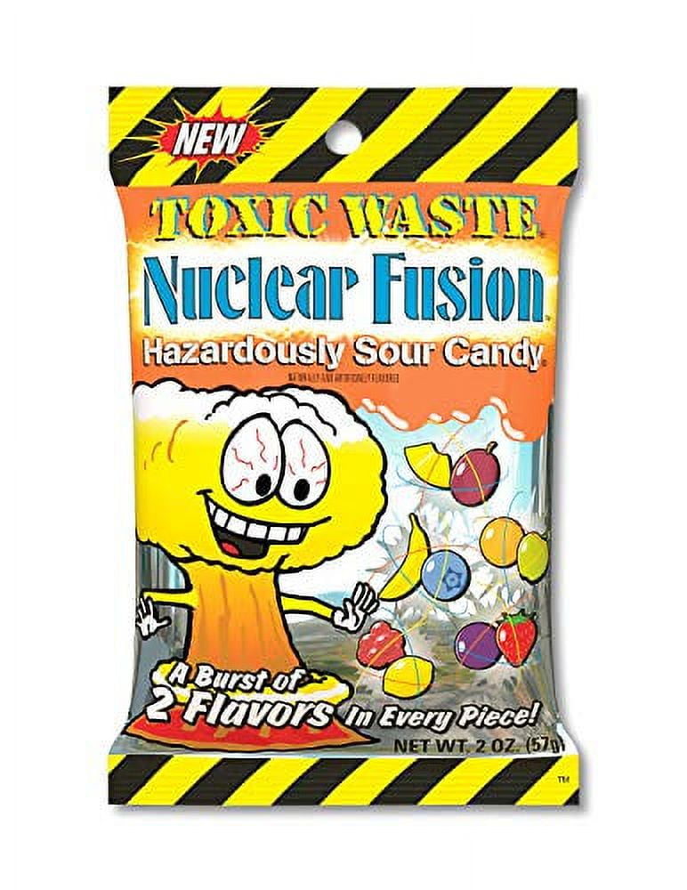 TOXIC WASTE Nuclear Fusion Foil Peg Bag, 2.0 Ounce (Pack of 12 ...