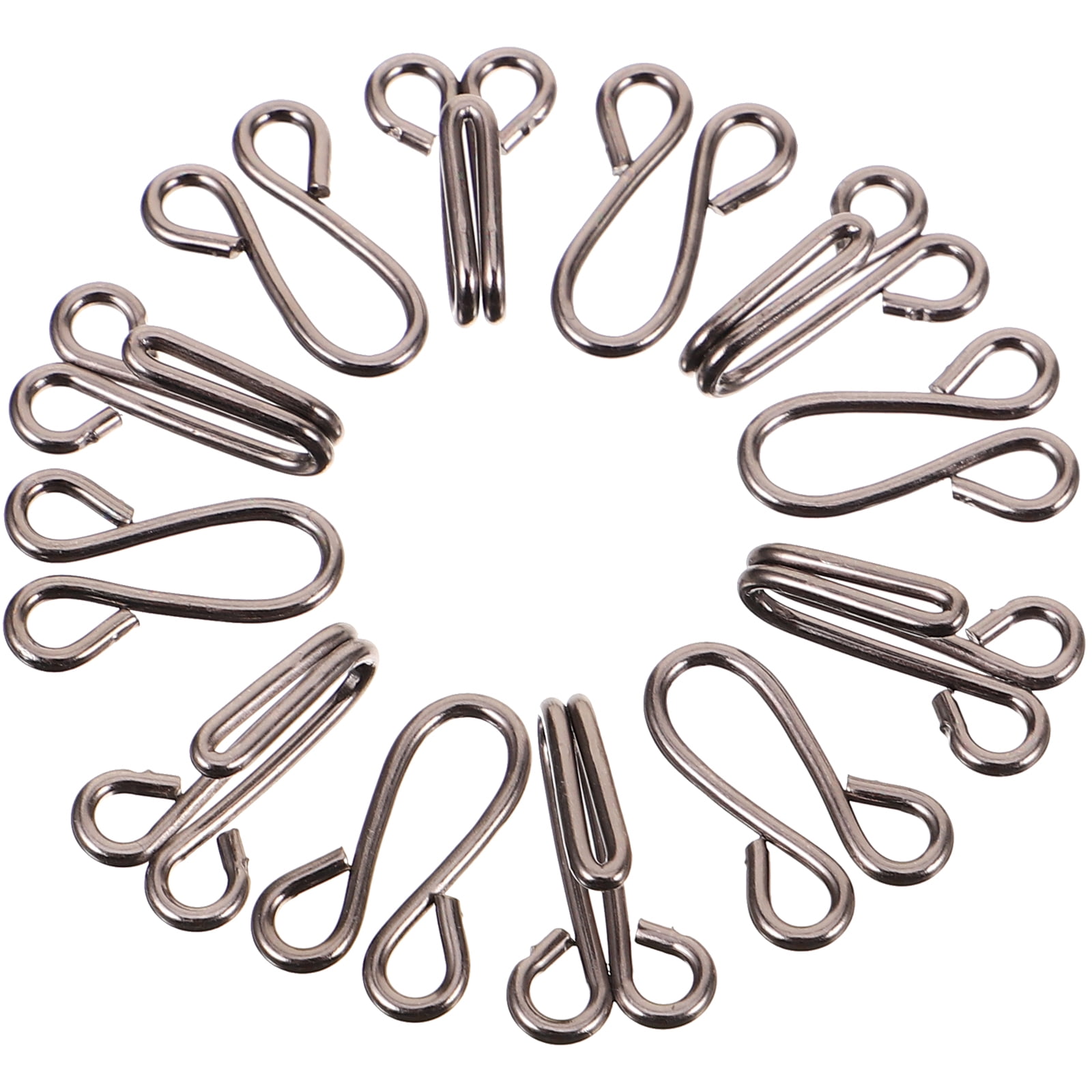 TOXMENT 30 Pcs Sewing Hooks Metal Clothing Hooks Bra Hooks Hooks ...