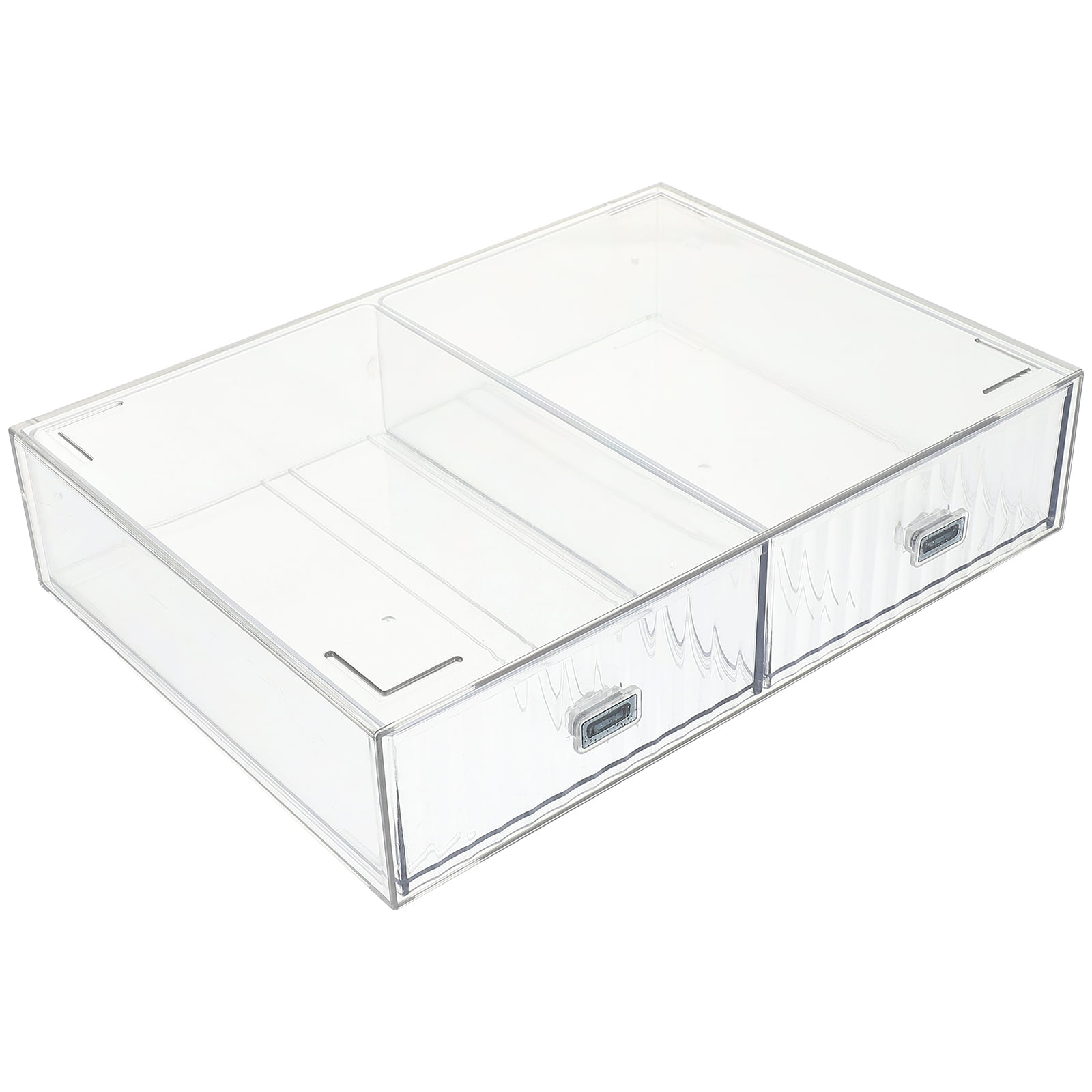 GOOHOCHY Clear Plastic Storage Drawers Stackable 1Pack 9.1X6.7X2.0In ...