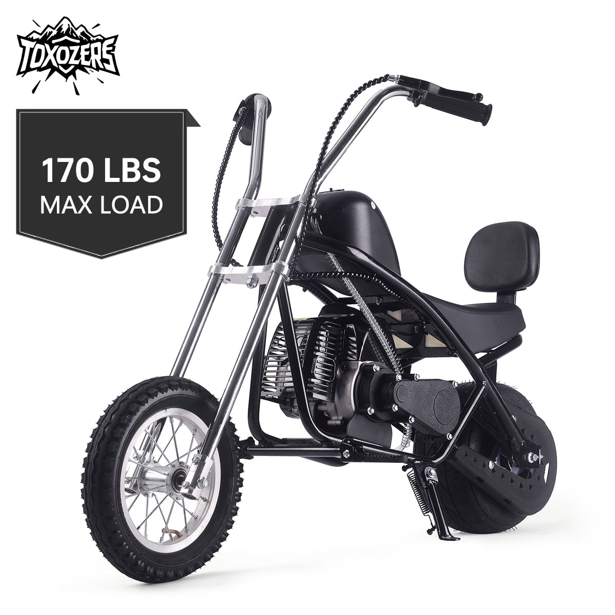 TOXOZERS 50cc Mini Bike,Gas-Powered EPA Approved Mini Dirt Bike with 12 ...