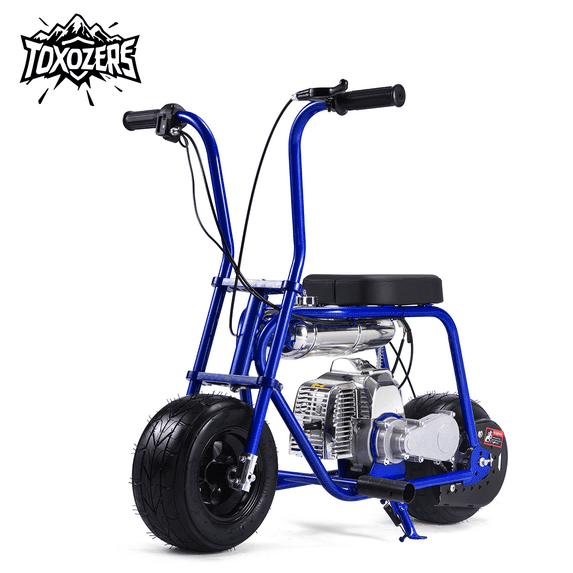 TOXOZERS Mini Bike,50cc Gas-Powered Mini Dirt Bike with Extra-Wide Seat,Perfect Gift for Kids 8 ...