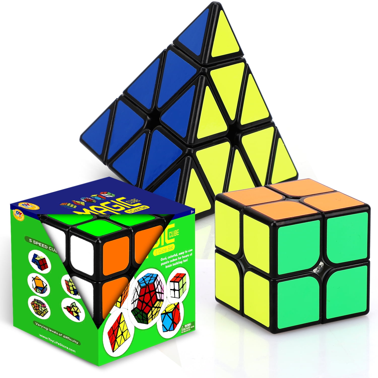 TOY Life Speed Cube Educational Magic Cube -Smooth Puzzle Cube Includes ...