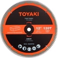 TOYAKI 12-Inch 120-Tooth Miter Saw Blade, Ultra-Fine Finish ...