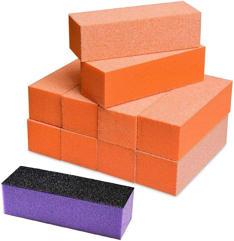 TOYAN 11 pieces of three-sided black polishing blocks, black sand high ...