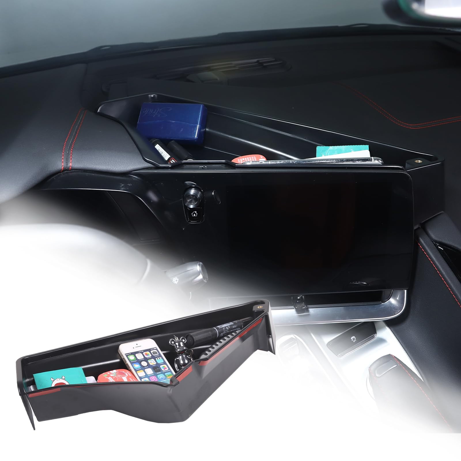 TOYCIDFG Car Dashboard Center MMF7 Console Storage Box Behind ...