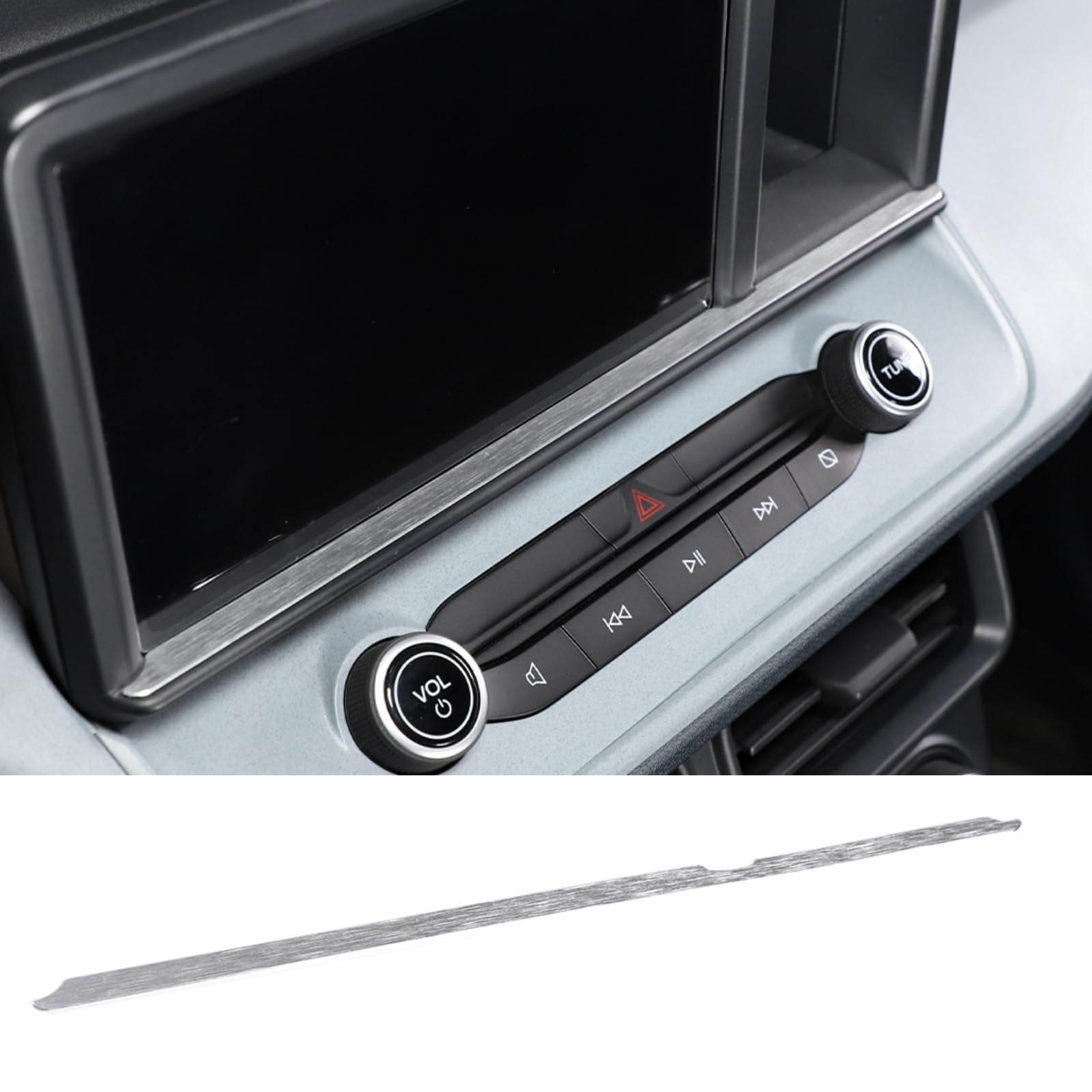 TOYCIDFG Center Console Navigation Panel Screen Lower Border Frame ...