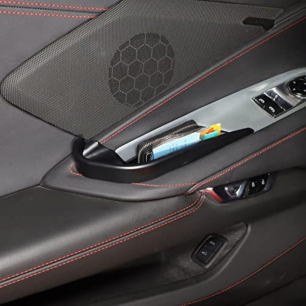 TOYCIDFG Interior Door Handle Storage Box ABS for Corvette C8 Stingray ...