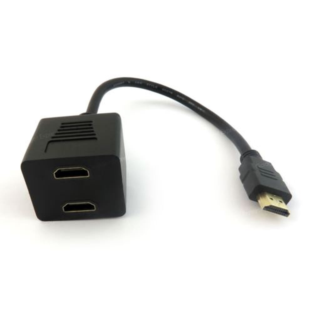 TOYFUNNY 1080P Hdmi Port Male To 2 Female 1 in 2 Out Splitter Cable ...