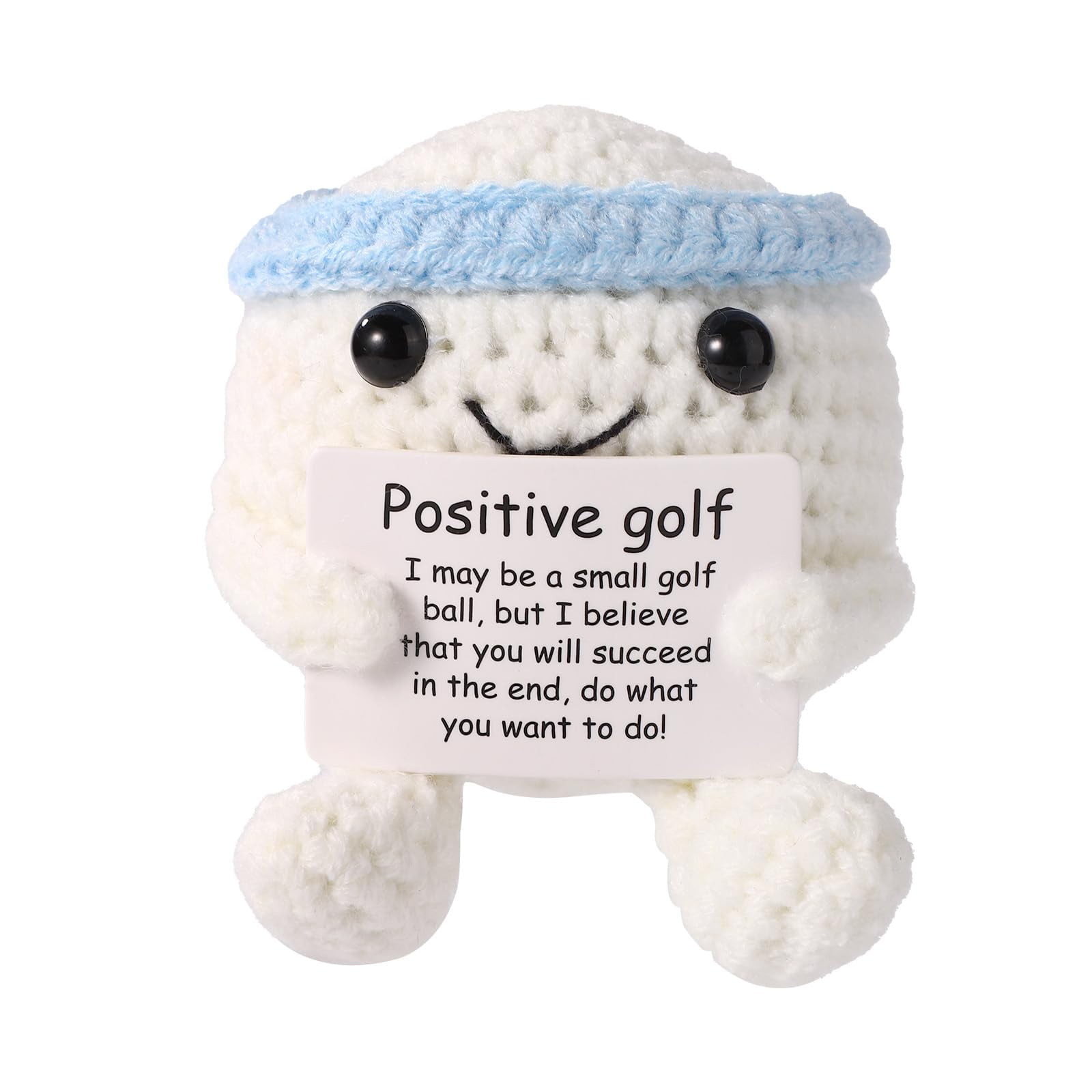 TOYMIS Golf Ball Crochet, Mini Funny Cute Knitted Golf Ball Toy ...