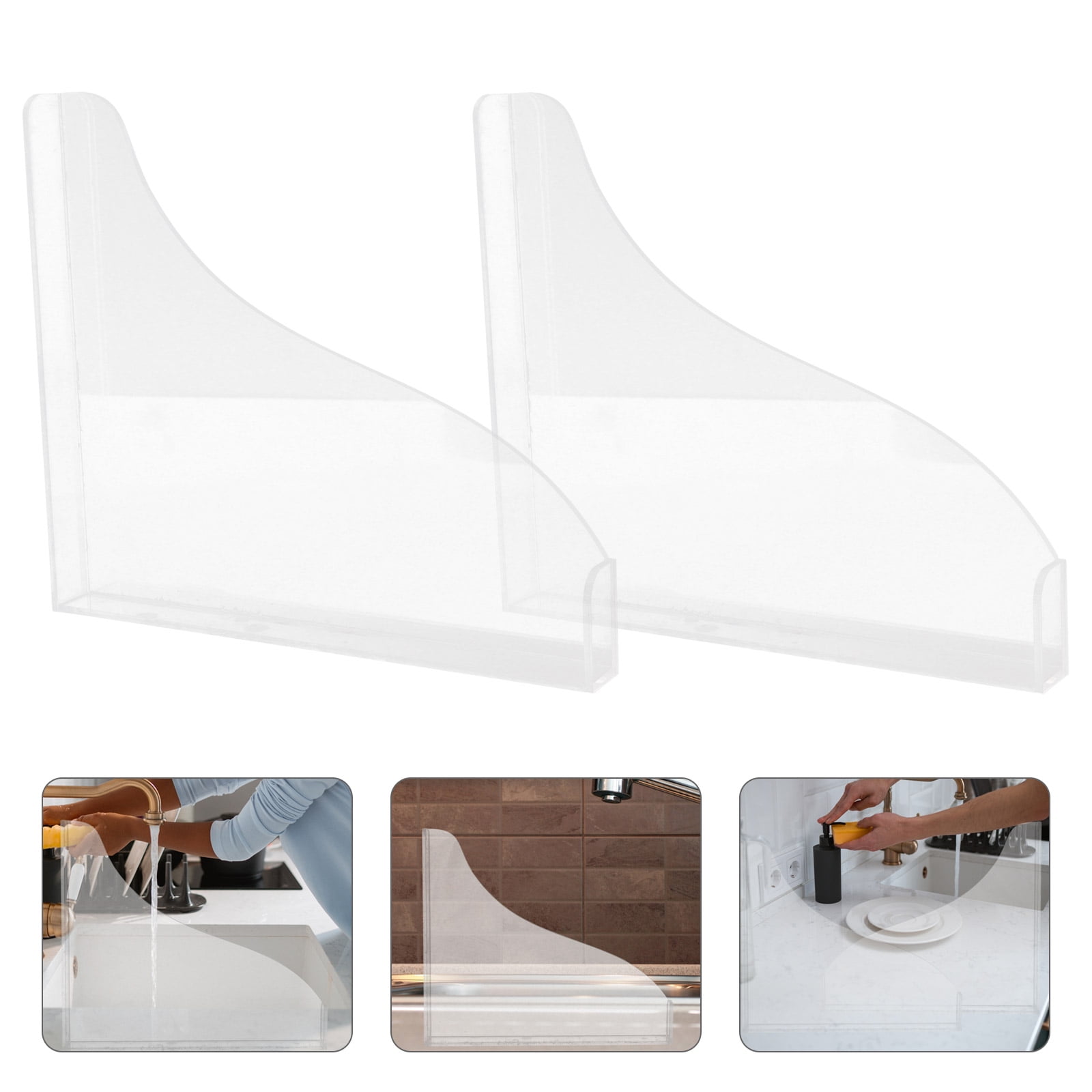 TOYMYTOY 1 Set Clear Shower Guard Acrylic Protect Bathroom Floor ...