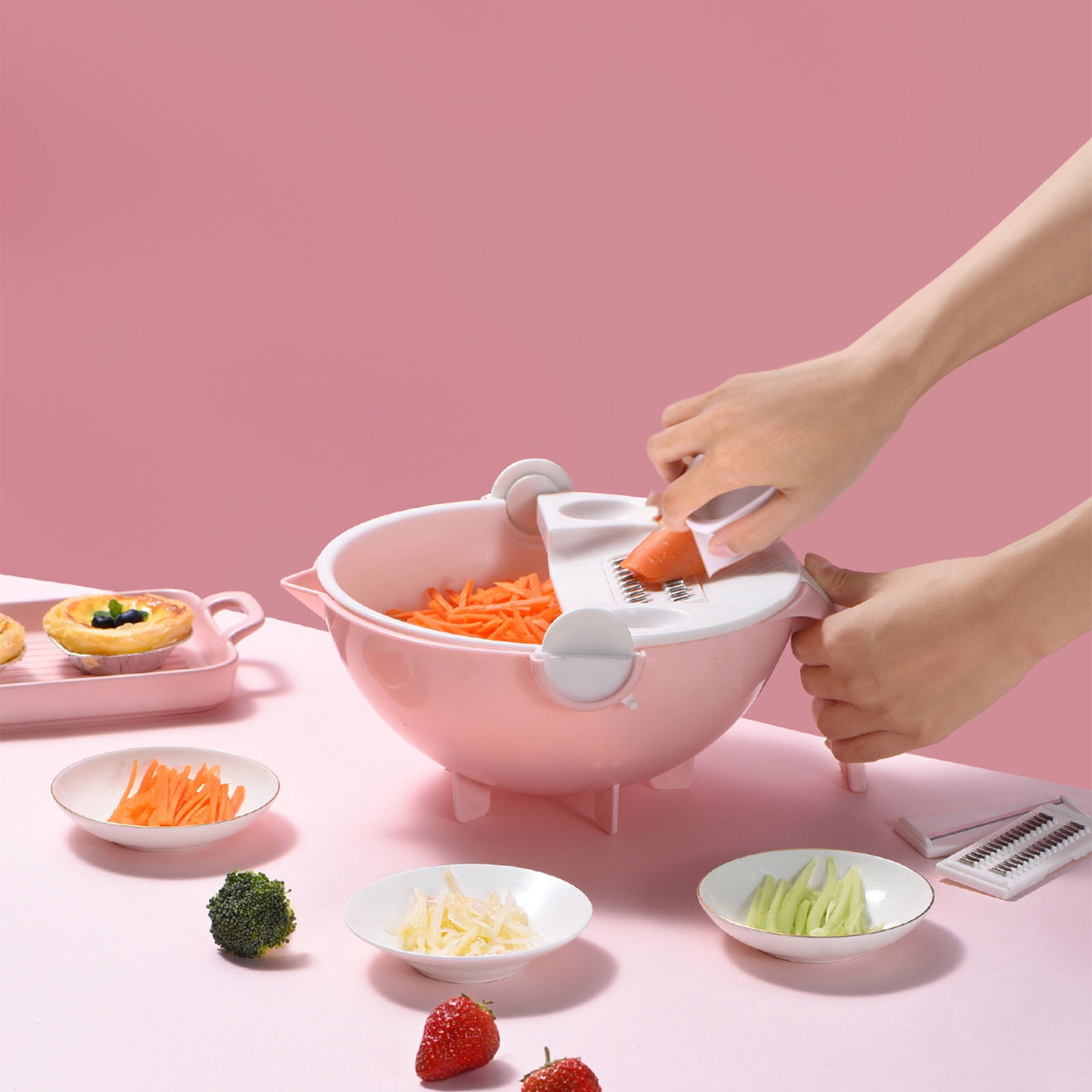 TOYMYTOY 1 Set Vegetable Cutting Handguard Plastic Finger Protection ...