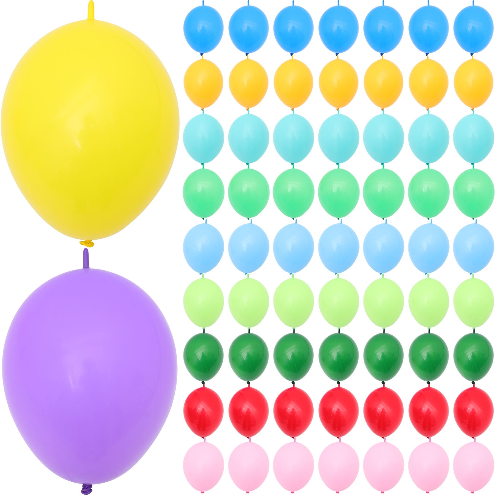 TOYMYTOY 100Pcs Wedding Balloon Assorted Color Latex Photography Props ...