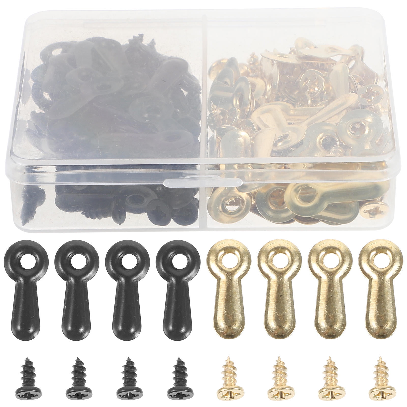 TOYMYTOY 120Pcs Frame Backing Clips Iron Turn Button Fastener for Photo ...