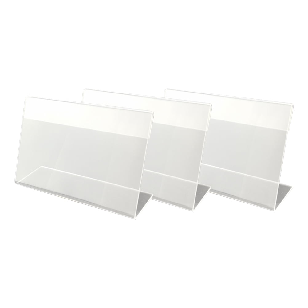 TOYMYTOY 30Pack Pricing Labels Display Clear Plastic Labels Holders for ...