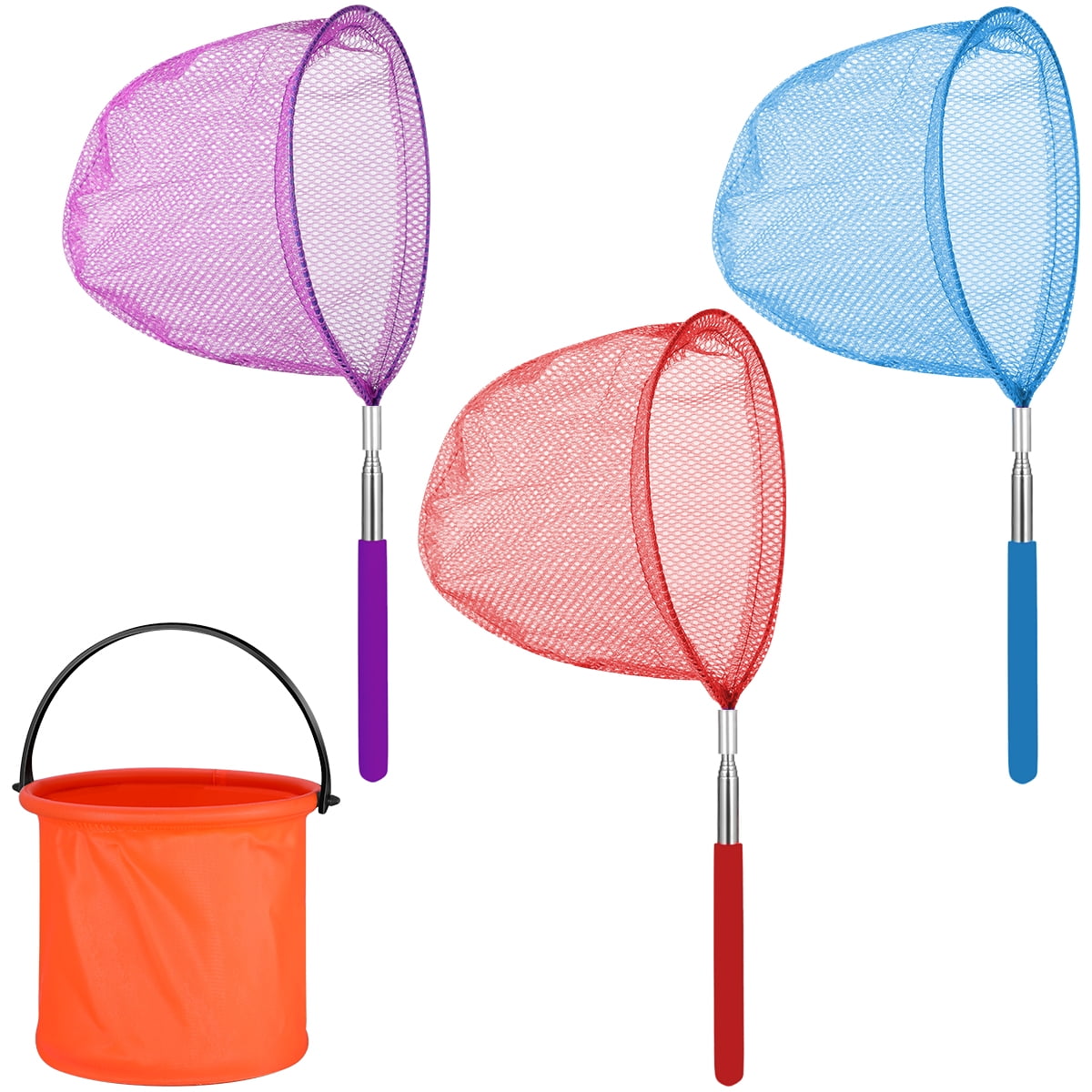 TOYMYTOY 4PCS Bug Dragonfly Insects Catching Net Fishing Net with ...