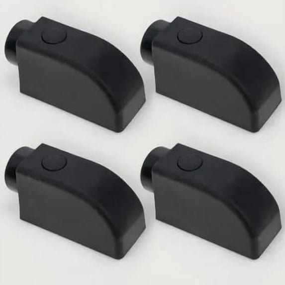 TOYMYTOY 4pcs Sliding Door Locks Window Safety Lock Plastic Black ...