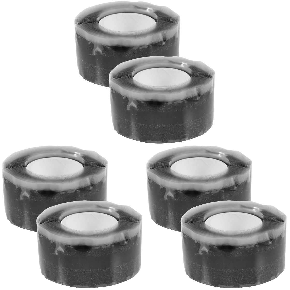 TOYMYTOY 6 Rolls of Self Fusing Tape Silicone Tape Water Pipe Sealing ...