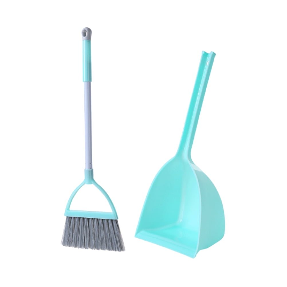 Toymytoy Children's Mini Broom and Dustpan Set, Mint Green, 52x16x7.5cm ...