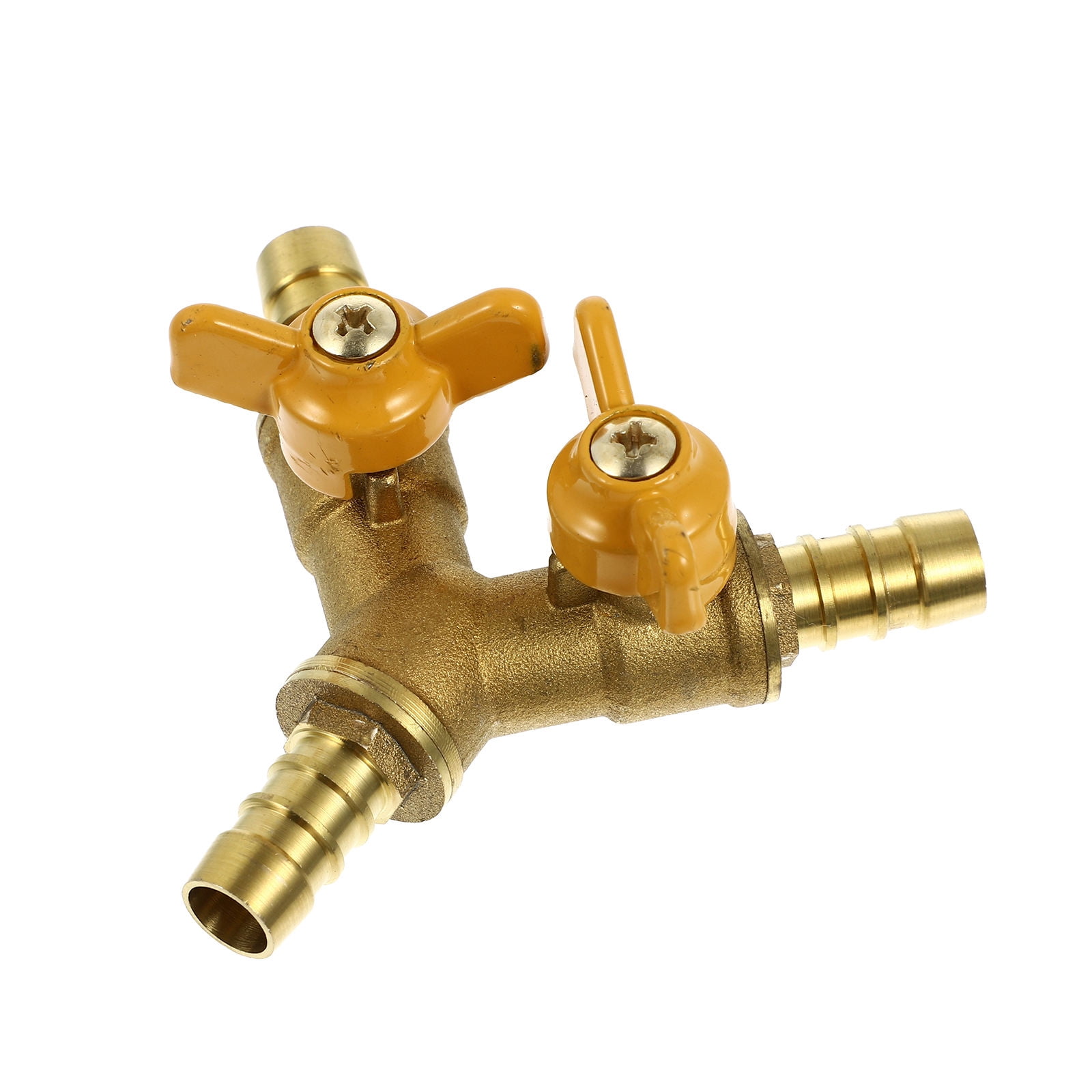 TOYMYTOY Hose Y Splitter Brass Hose Splitter Yellow Professional 1Set ...