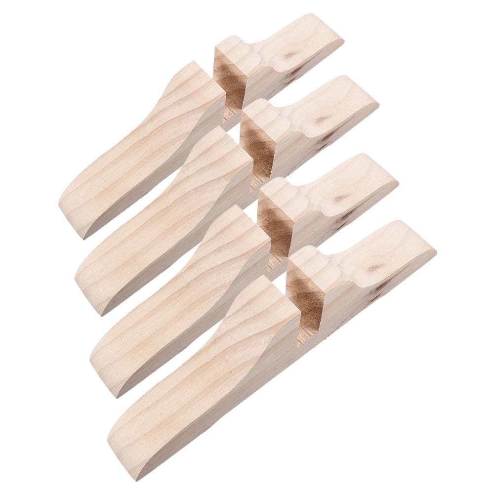 TOYMYTOY 4PCS Room Privacy Screen Stands Wooden Divider Stand Stability ...